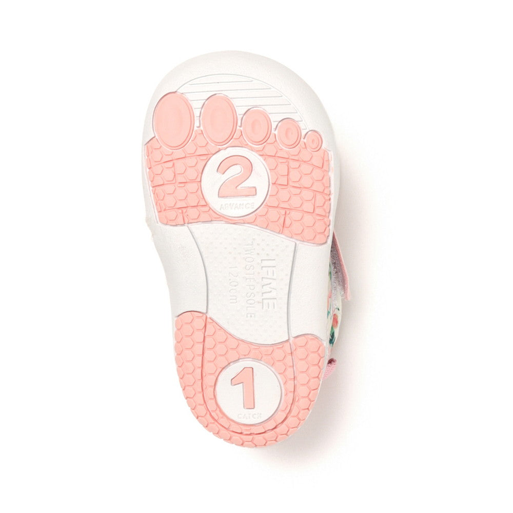 FIRST｜ifme CALIN 水彩花柄ファーストシューズ