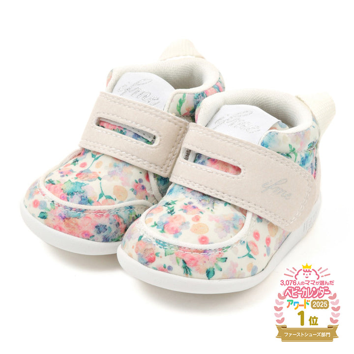 FIRST｜ifme CALIN 水彩花柄ファーストシューズ – IFME公式オンラインストア