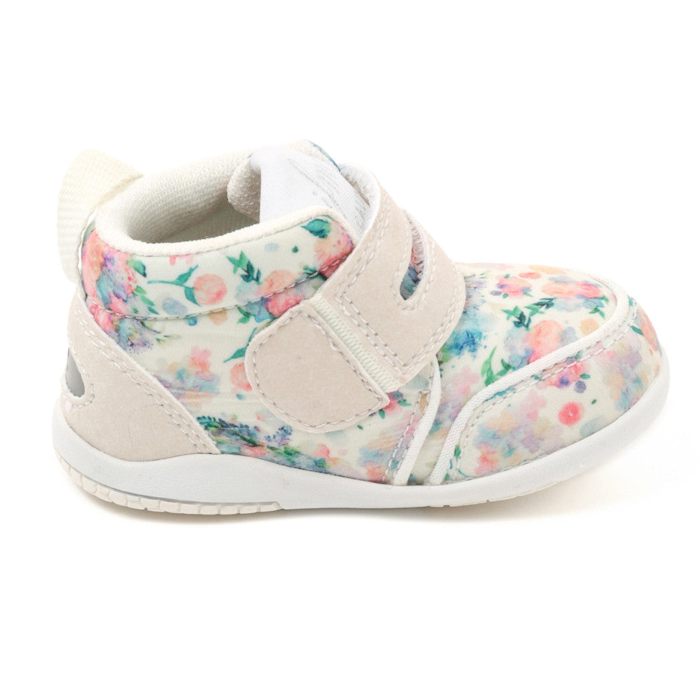 FIRST｜ifme CALIN 水彩花柄ファーストシューズ