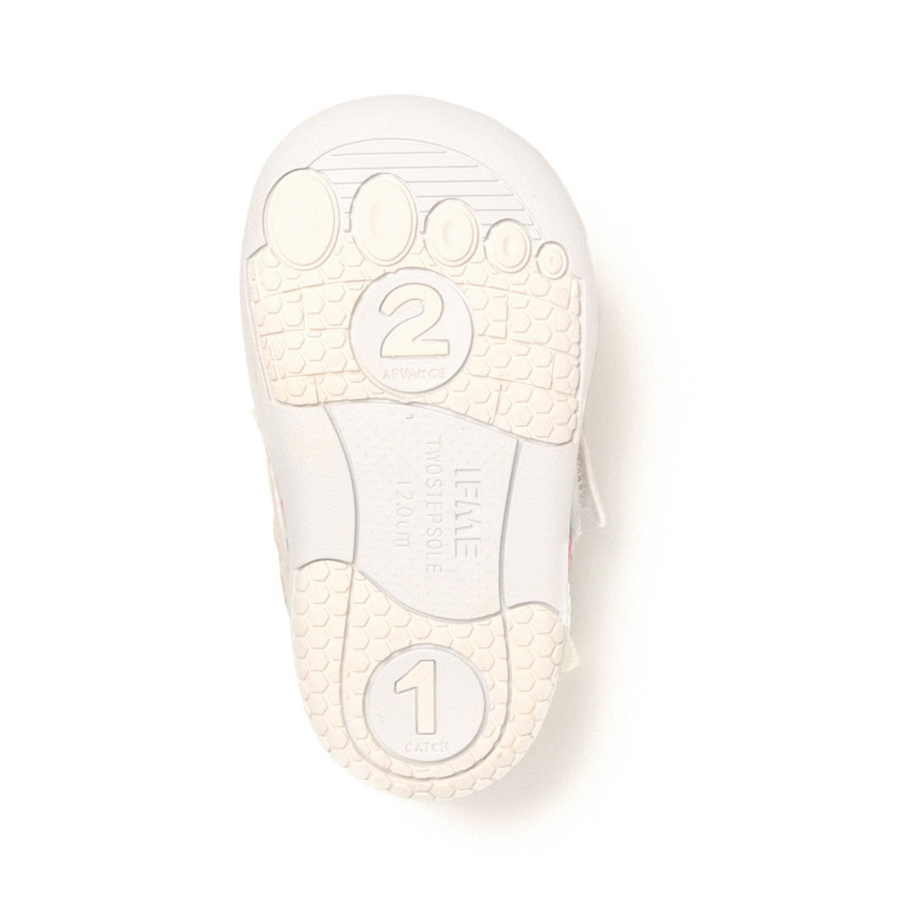 FIRST｜ifme CALIN 水彩花柄ファーストシューズ